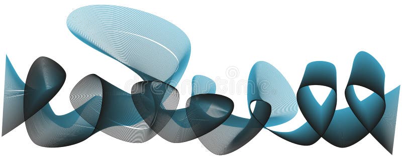 Abstract Waves Graphic Line Sonic or Sound Wave Vector Image Stock ...