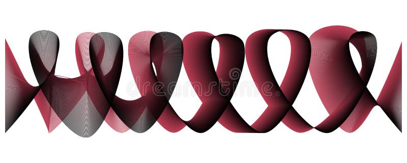 Abstract Waves Graphic Line Sonic or Sound Wave Vector Image Stock ...