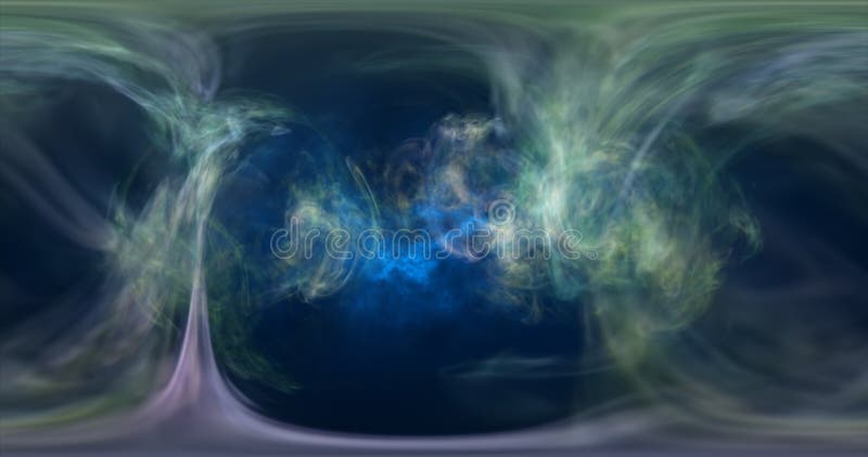 Abstract Waves of Iridescent Glowing Energy Magical Cosmic Galactic ...