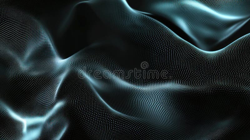Abstract Waves Of Light And Shadow Create A Fluid Dynamic Visual Effect Stock Image Image Of