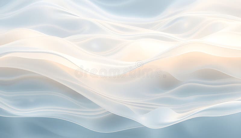 Abstract Waves of Light and Shadow: a Serene Minimalist Design Stock ...