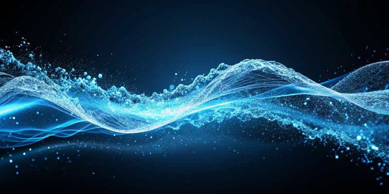 Abstract Waves Particles and Simulations Simulating Flowing Water AI ...