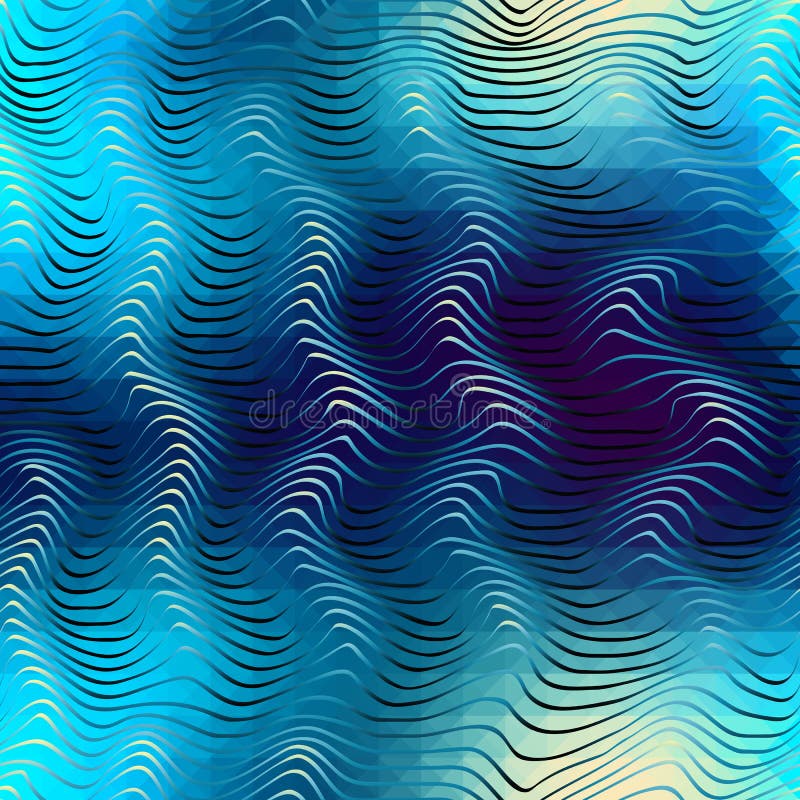 Abstract waves pattern stock vector. Illustration of repeating - 39277478