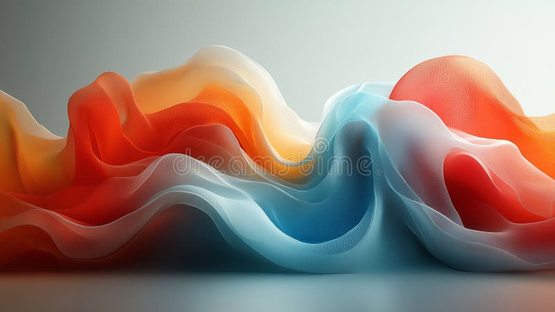 Abstract Waves and Patterns Convey the Rhythm of Music Flows Stock ...