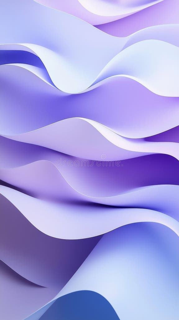 Abstract Waves in Purple and Blue Hues are Creating a Dynamic and ...