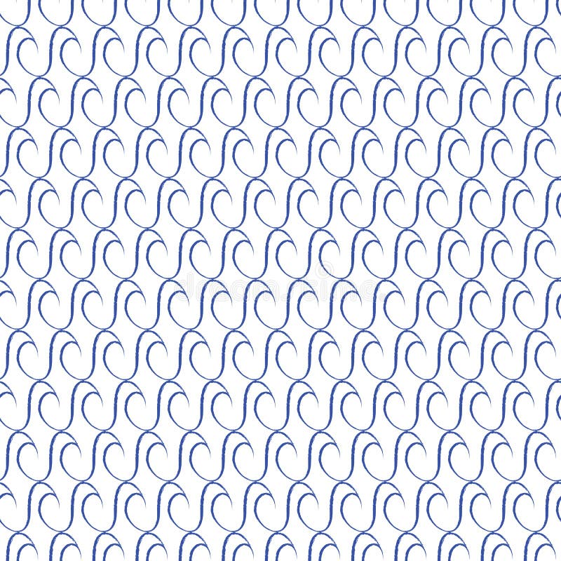 Abstract Waves Seamless Pattern Background. Stock Vector - Illustration ...