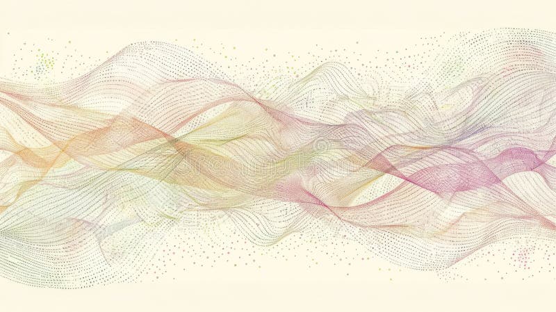 Abstract Waves In Soft Colors Creating A Fluid Dynamic Visual Effect 6581