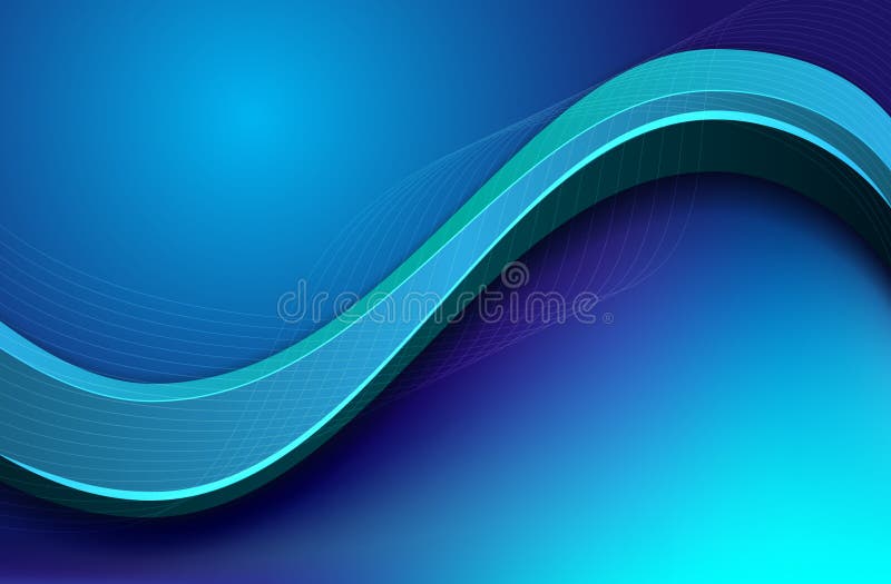 Abstract Waves with Transition. Stock Vector - Illustration of ...