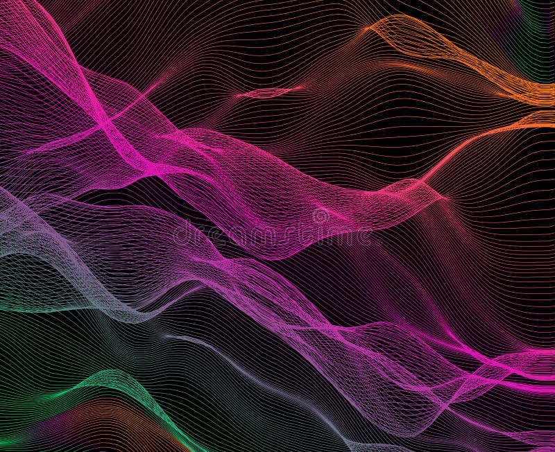 Abstract Waves - - Vector Illustration Stock Vector - Illustration of ...