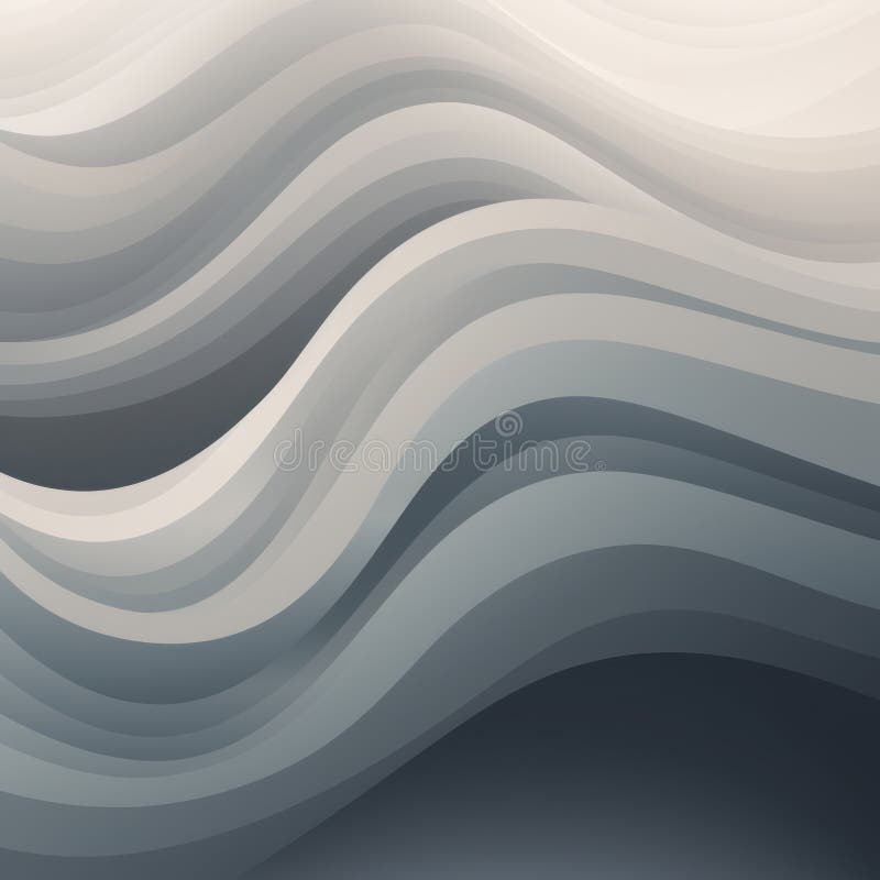 Abstract Art Waves: a Luminous Landscape of Textured Layers Stock ...