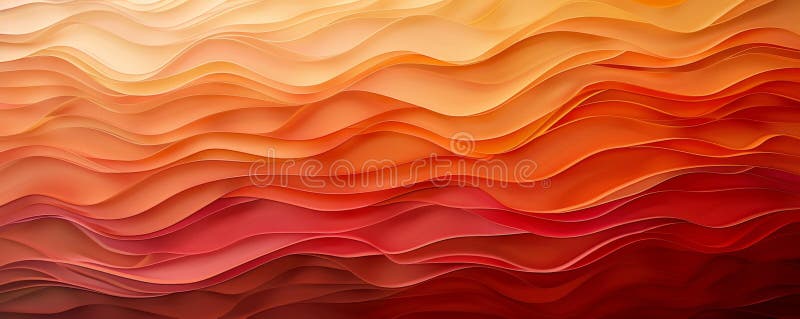 Abstract Waves in Warm Colors Stock Photo - Image of artistic, modern ...
