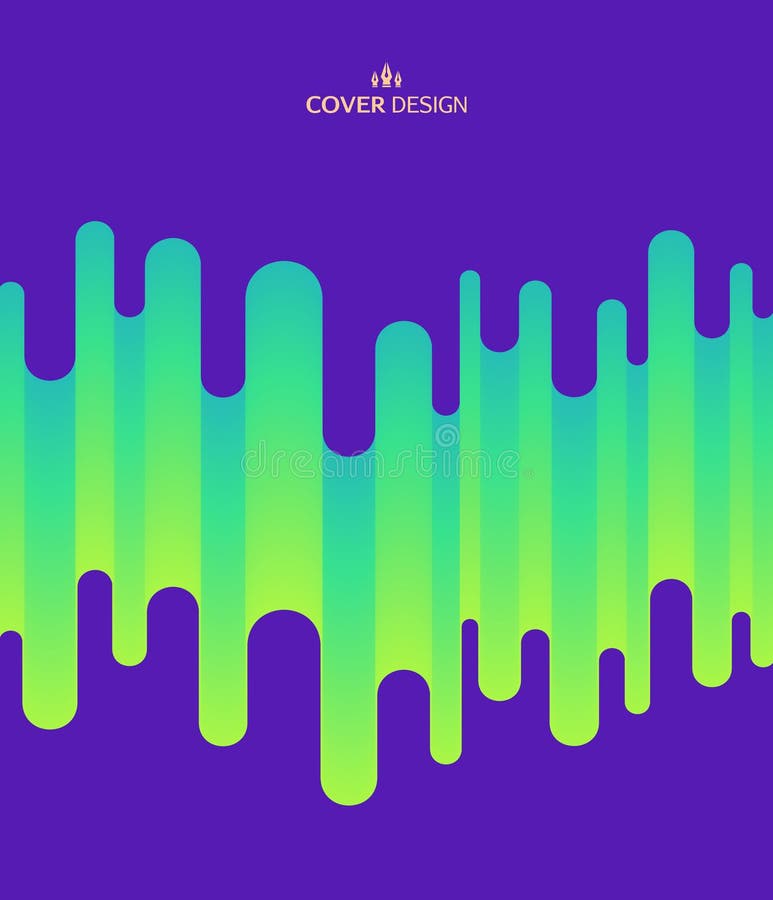 Abstract Wavy Background for Banner, Flyer and Poster. Dynamic Effect ...