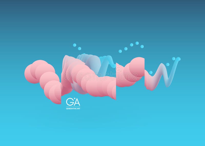 Abstract Wavy Background for Banner, Flyer and Poster. Dynamic Effect ...