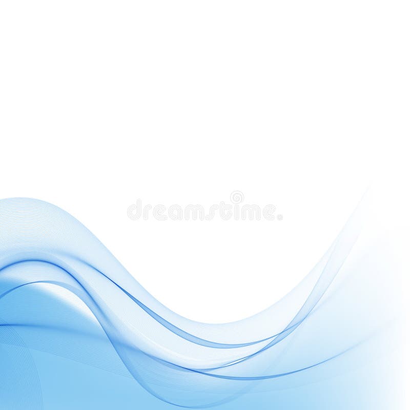 Abstract Wavy Background Blue Wave Vector Background Stock Vector ...