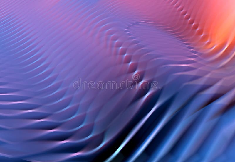 Abstract Wavy Background with Blurred Motion Effect Stock Illustration ...