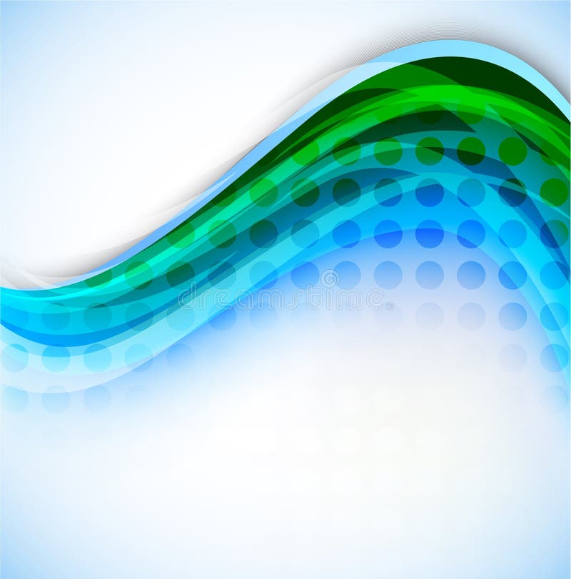 Abstract Wavy Background in Red Color Stock Vector - Illustration of ...