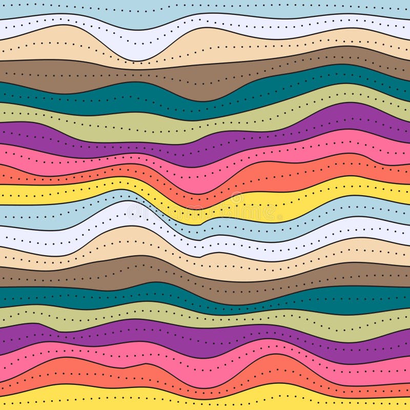 Abstract Wavy Background stock vector. Illustration of colored - 33674213