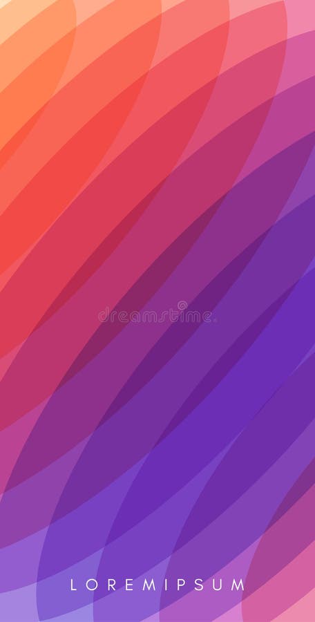 Abstract Wavy Background with Dynamic Effect. Modern Screen Design for ...