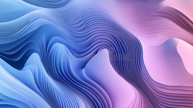 Abstract Wavy Background with Dynamic Effect Modern Style Stock Illustration - Illustration of ...