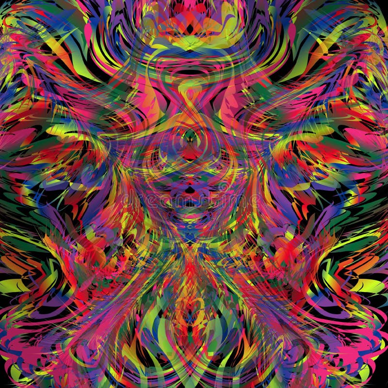 Abstract Wavy Color Background Stock Vector - Illustration of design ...