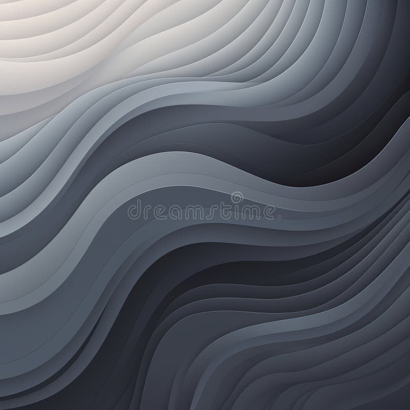 Abstract Wavy Background with Gradient Color Blends Stock Illustration ...