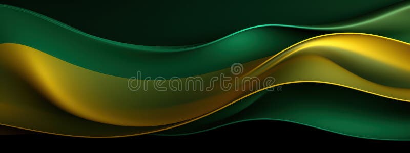 Abstract Wavy Background in Green and Yellow Stock Illustration ... Abstract Wavy Background in Green and Yellow Stock Illustration ...