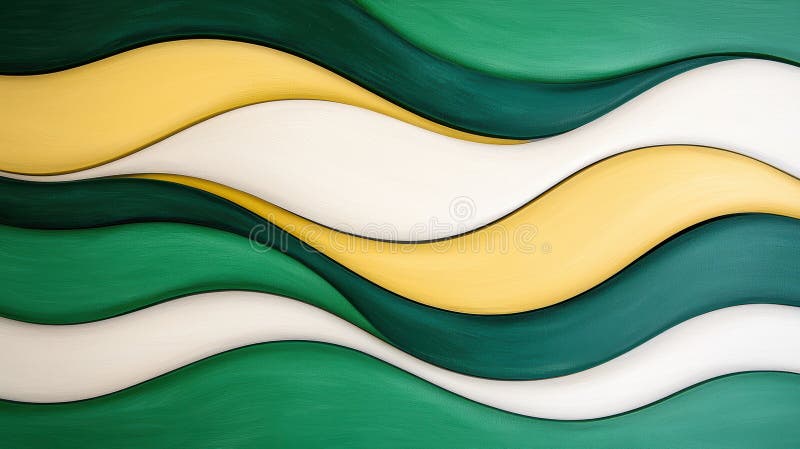 Abstract Wavy Background in Green and Yellow Stock Illustration ... Abstract Wavy Background in Green and Yellow Stock Illustration ...