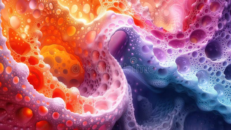 Abstract Wavy Background, Multicolored Waves Patterns Wallpaper Stock ...