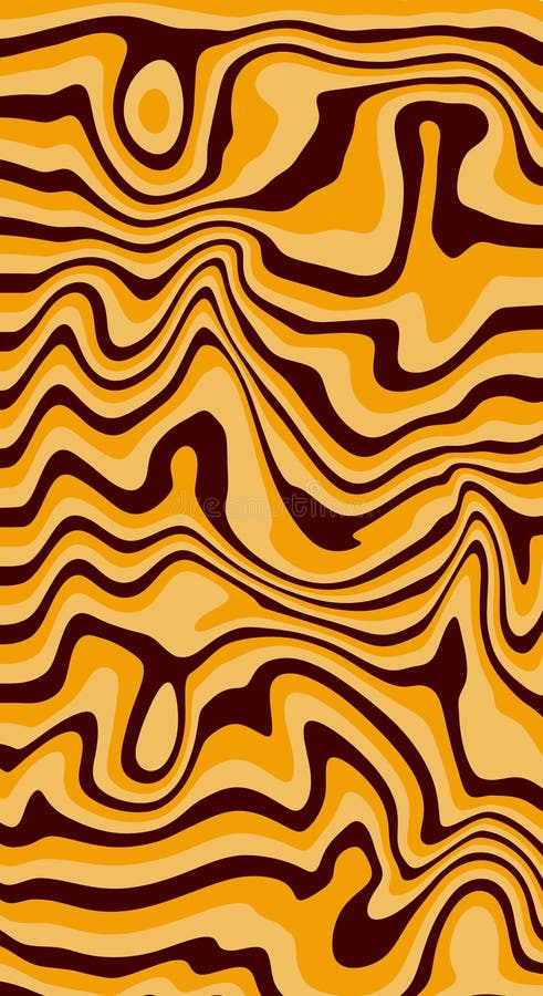 Abstract Wavy Background in Yellow Beige Tones. Autumn Concept Stock ...