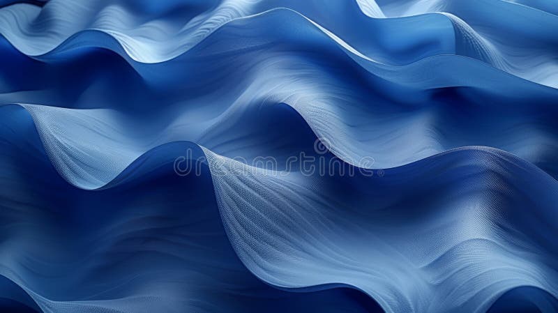 Abstract Wavy Blue Fabric Texture Animation with Sparkles for Visual ...