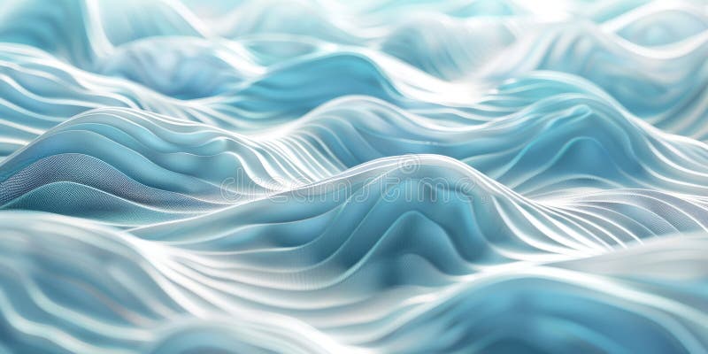 This is an Abstract Wavy Blue Texture Background Characterized by Fluid ...