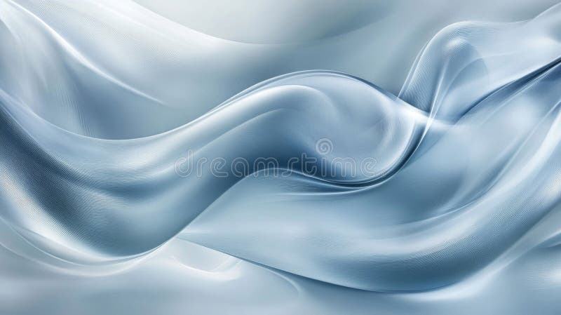 Abstract Wavy Blue and White Fabric Texture Stock Illustration ...