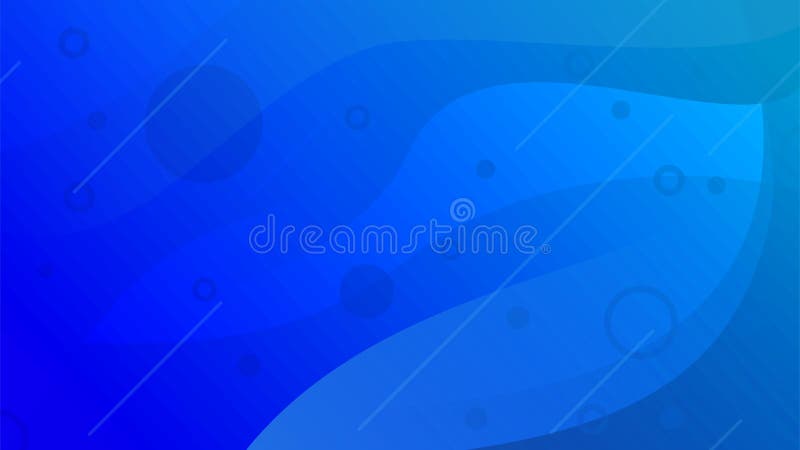 Abstract Wavy Bubble Blue Background Stock Illustration - Illustration ...