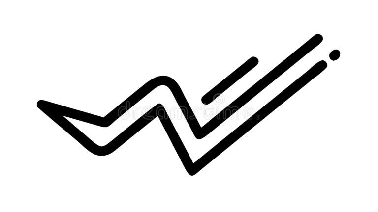 Abstract Wavy Checkmark Icon. Dynamic Success and Progress Symbol ...