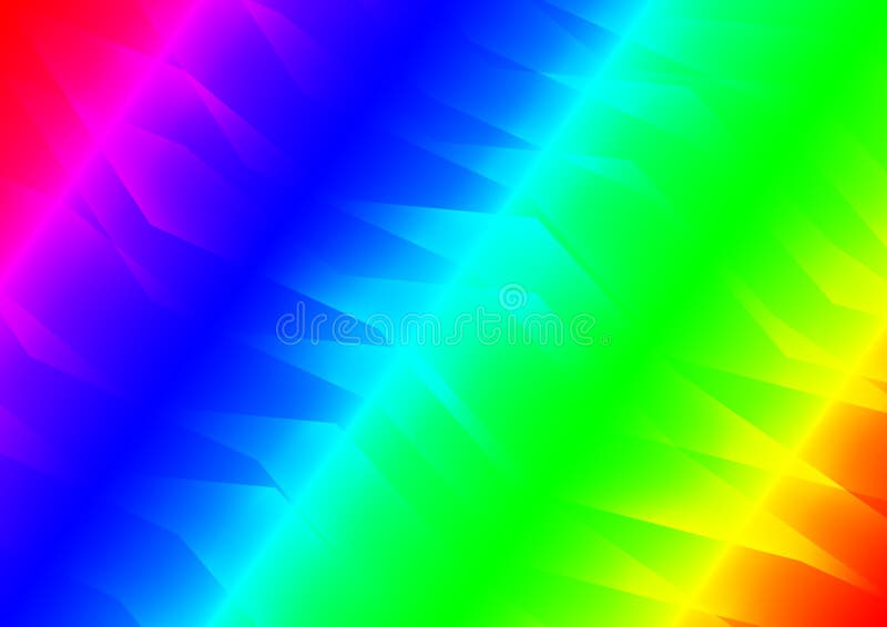 Abstract Wavy Color Background with Gradient Stock Illustration ...