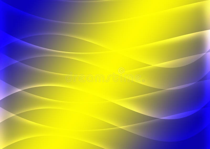 Abstract Wavy Color Background with Gradient Stock Illustration ...