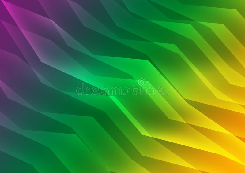 Abstract Wavy Color Background with Gradient Stock Illustration ...