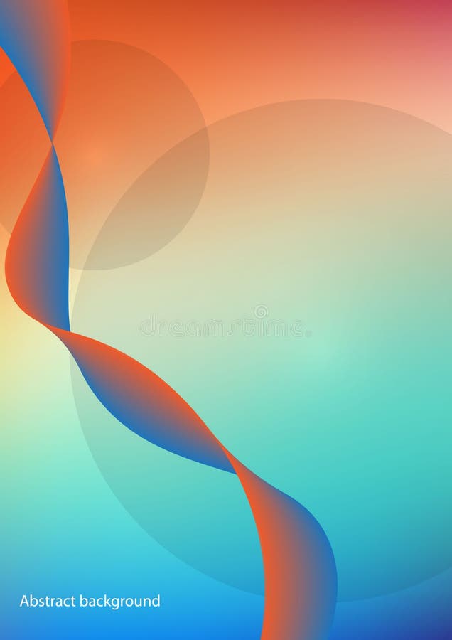 Abstract Wavy Colorful and Gradient Background. Stock Vector ...