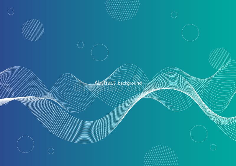 Abstract Wavy Colorful and Gradient Background. Stock Vector ...