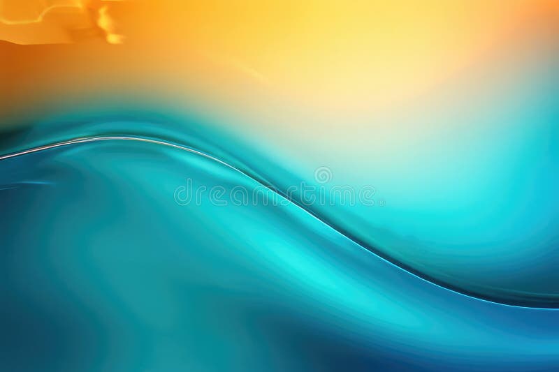 Abstract Wavy Colorful Gradient Glass Background Stock Illustration ...