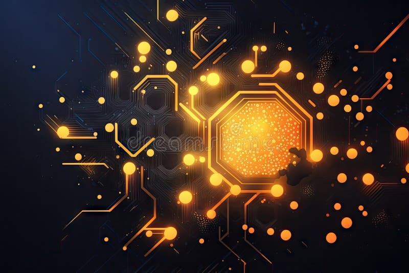 Abstract Wavy Curve Technology Background, Business Connection, Lines ...