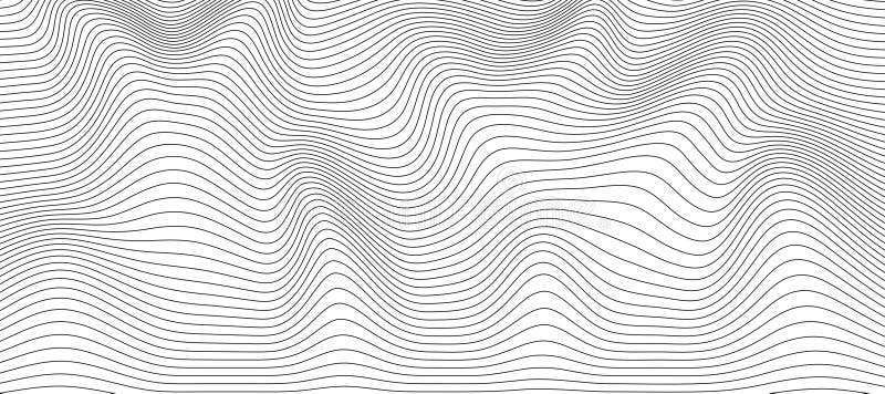 Abstract Wavy 3d Mesh on a White Background. Geometric Dynamic Wave. 3D ...