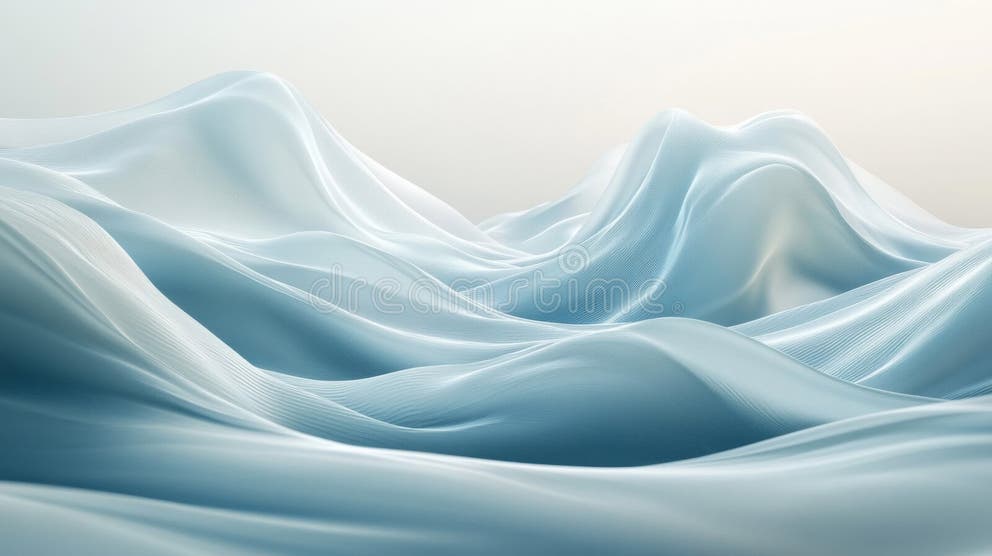 Abstract Wavy Fabric Background with Soft Light and Textured Surface ...
