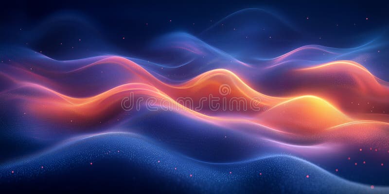 Abstract Wavy Fluid Background Multi Gradients Color Ai Generated Art ...