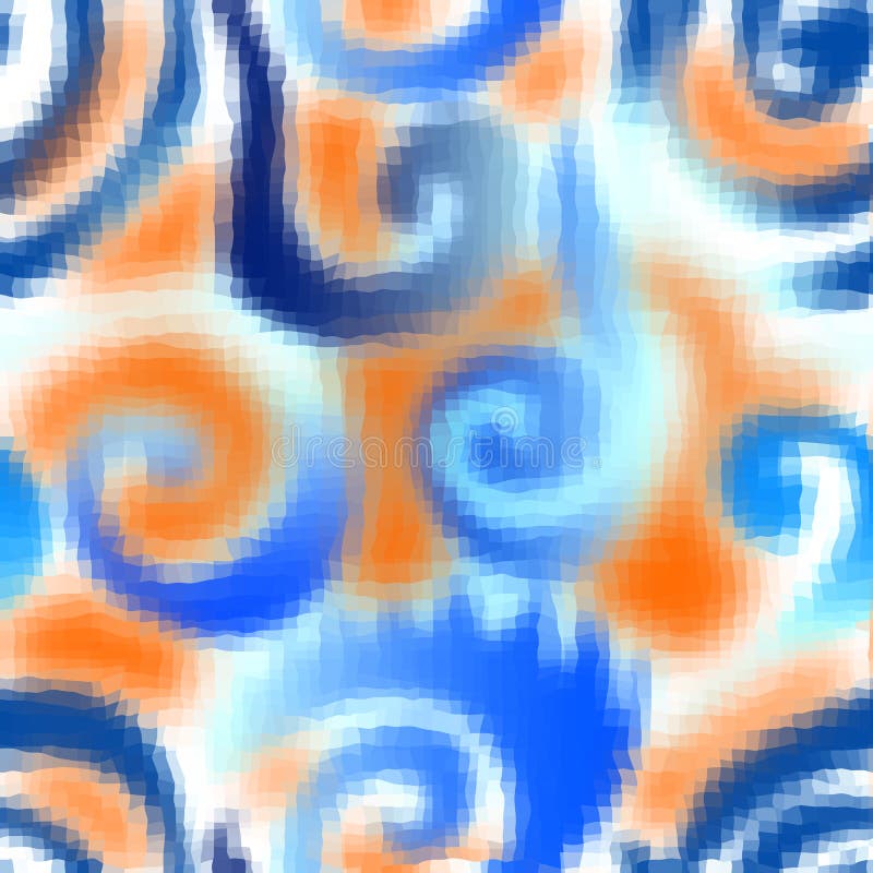 Abstract Wavy Geometric Pattern on White Background. Stock Illustration ...