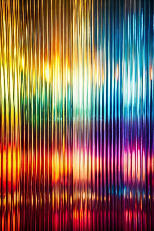 Abstract Wavy Glass Pattern with Multi-Colored Light Illumination Stock ...