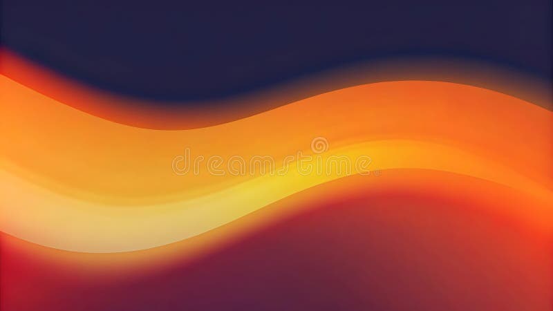Abstract Wavy Gradient Background with Dark Blue Orange and Red Color ...
