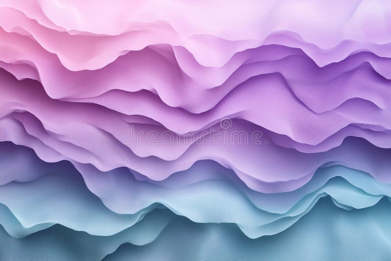 Abstract Wavy Gradient Background with Soft Colors Stock Illustration ...