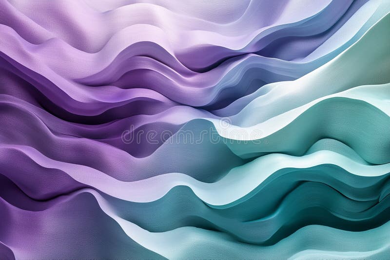 Abstract Wavy Gradient Background with Soft Colors Stock Illustration ...