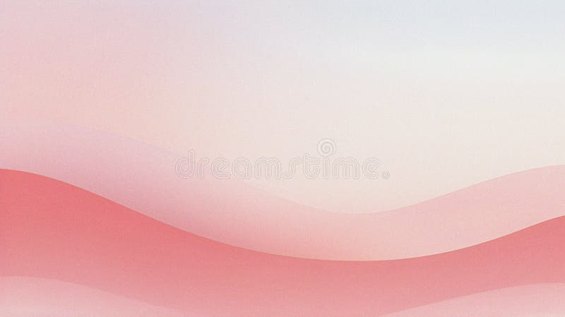 Abstract Wavy Gradient Background with Grainy Texture. Pastel Red ...